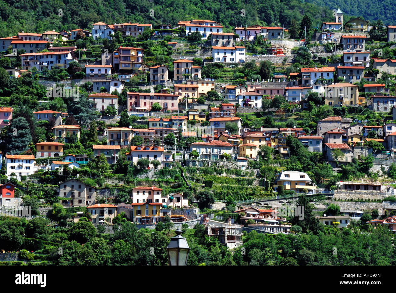 The town of Cernobbio on Lake Como, Italy Stock Photo - Alamy