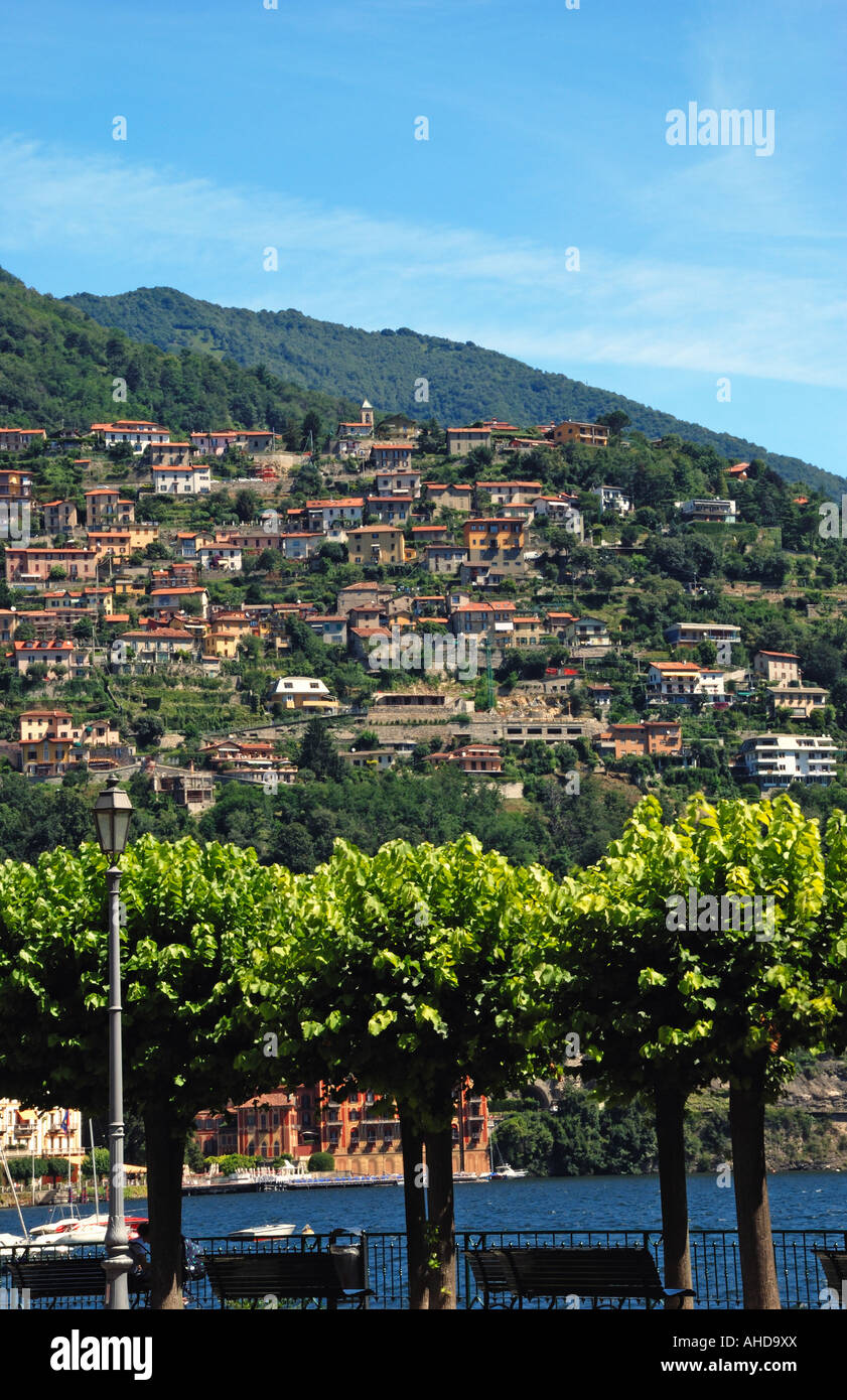 The town of Cernobbio on Lake Como, Italy Stock Photo - Alamy