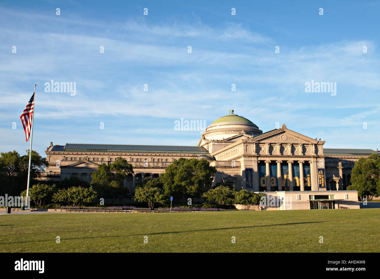 ILLINOIS Chicago Exterior of Museum of Science and Industry constructed ...