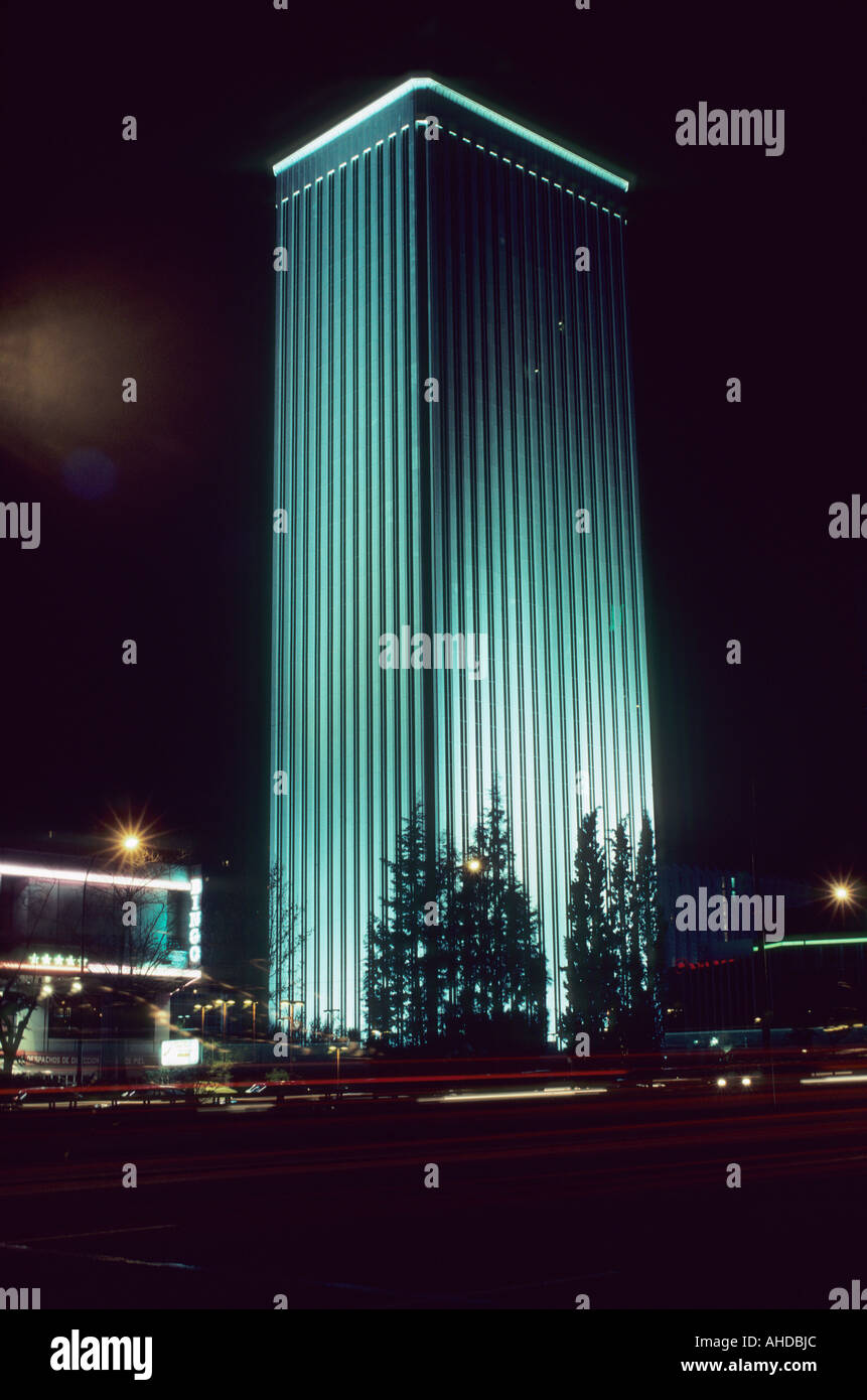 Picasso tower. Madrid, Spain Stock Photo - Alamy