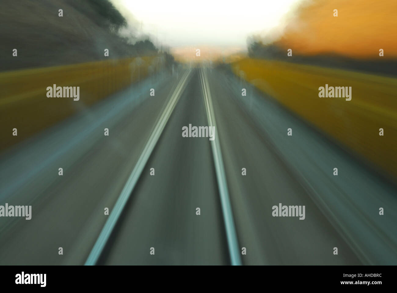 Tracks, high speed, velocity, railway, railroad Stock Photo - Alamy