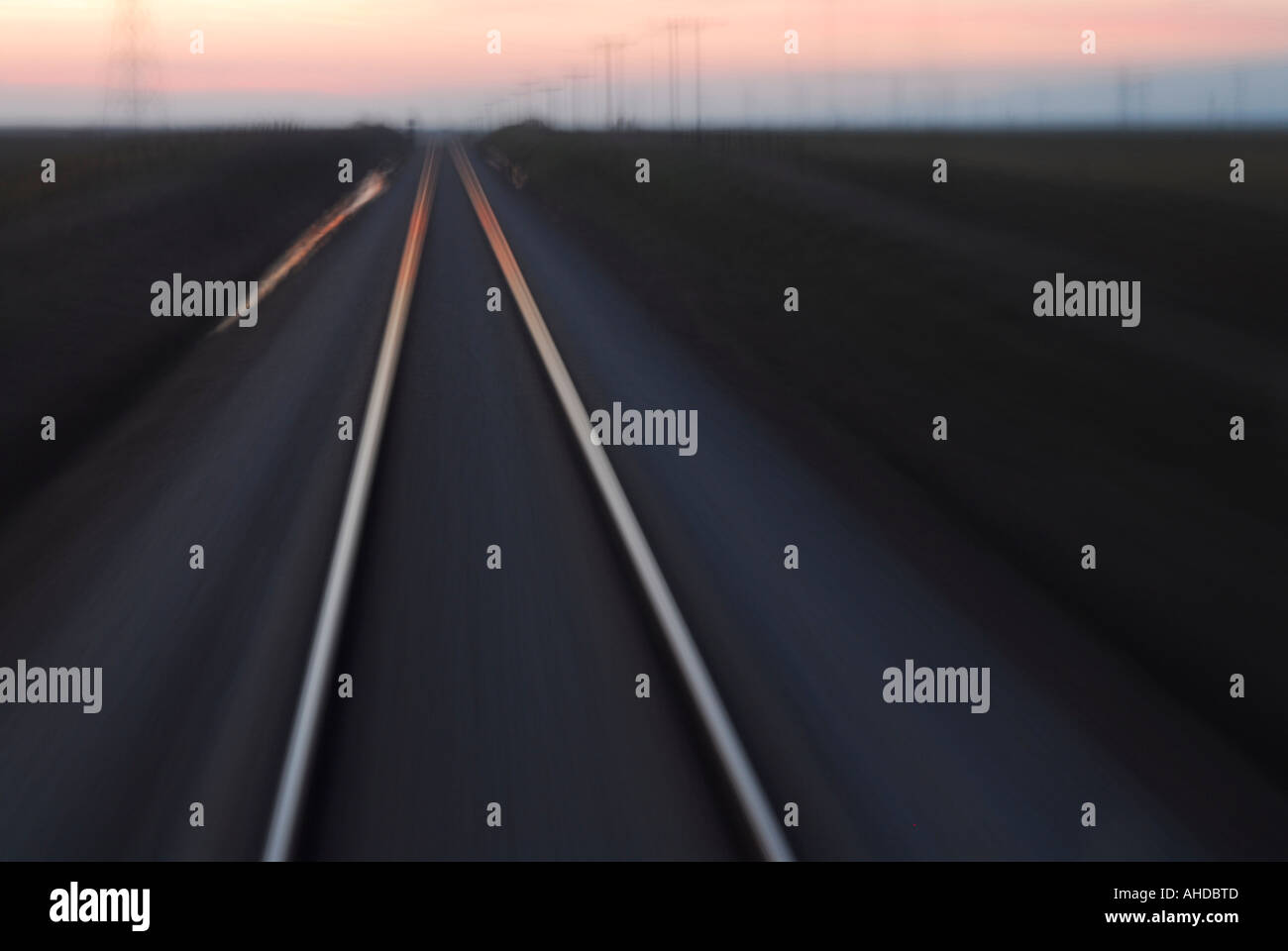 Railway, railroad, high speed, velocity Stock Photo - Alamy