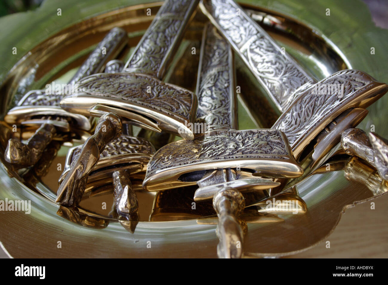 Malay traditional dagger known as Keris Stock Photo - Alamy