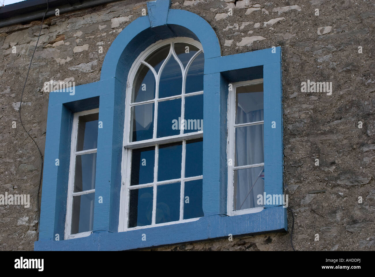 blue stone window Stock Photo - Alamy