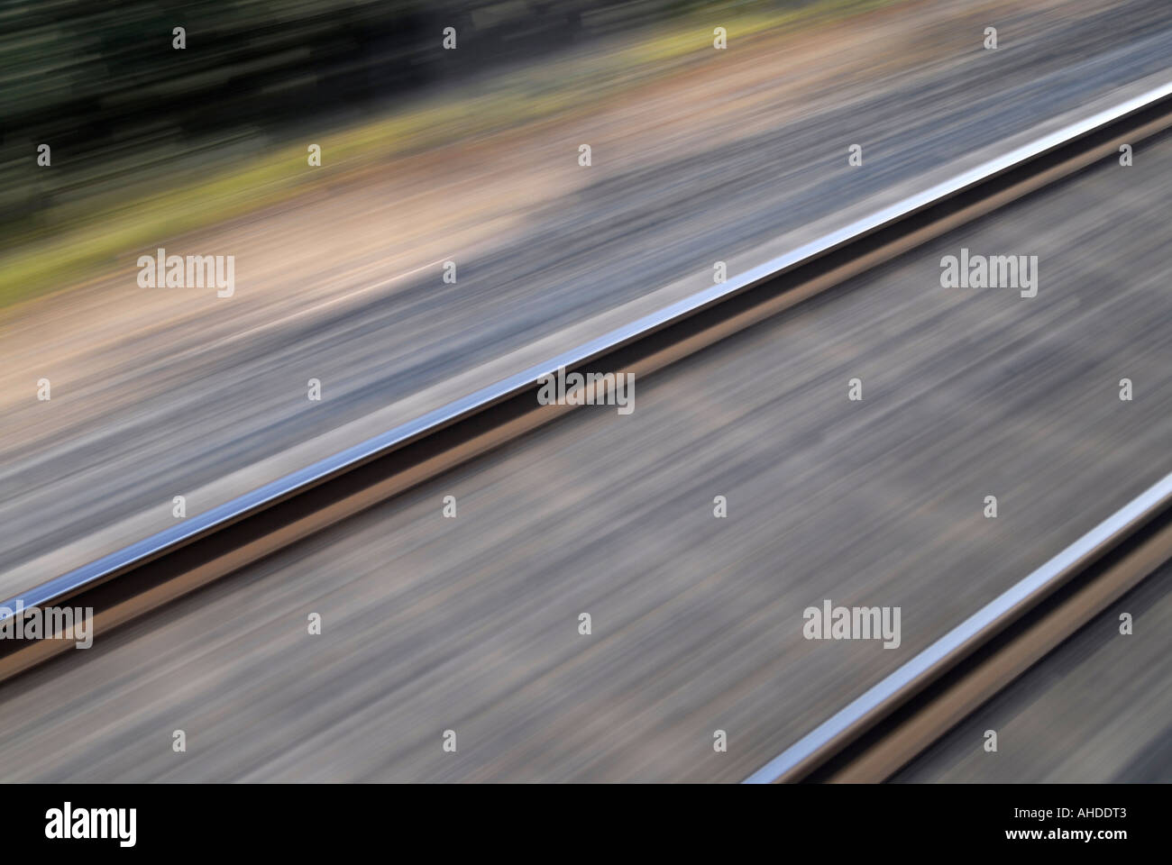 Railway, railroad, high speed, velocity Stock Photo - Alamy