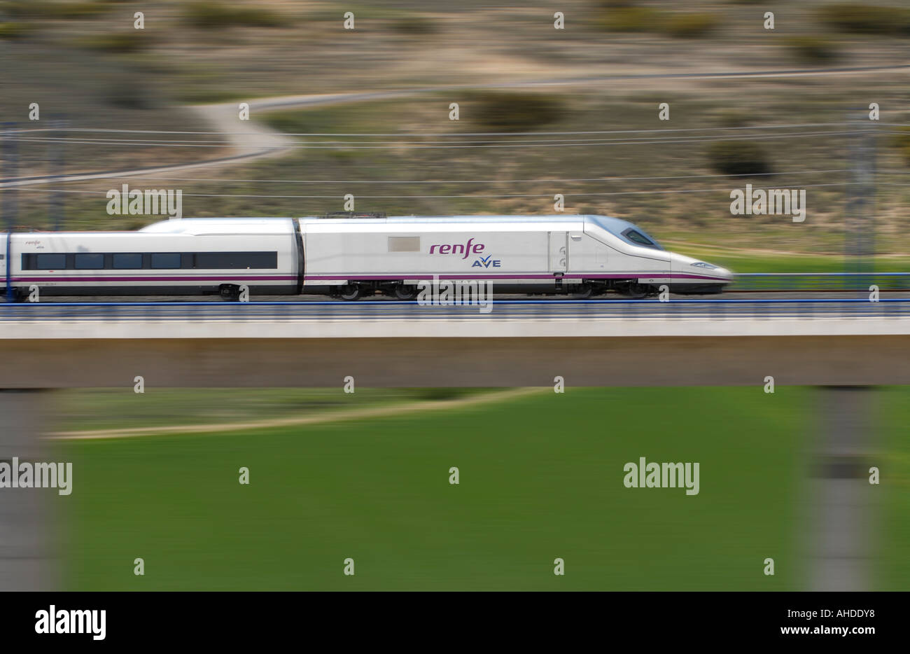 Ave Talgo. High speed train. Spain, renfe Stock Photo - Alamy