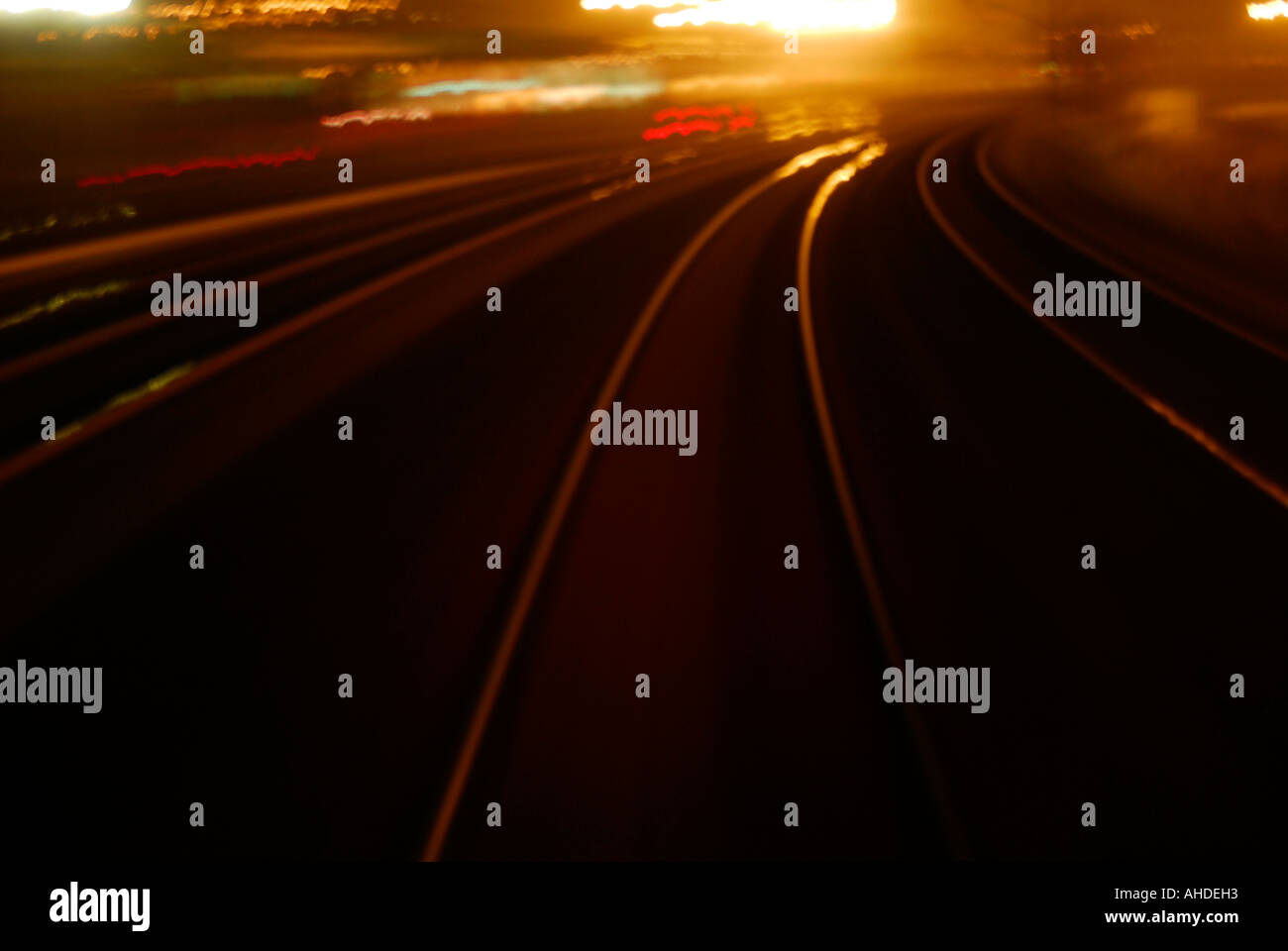 Railway, railroad, high speed, velocity Stock Photo - Alamy