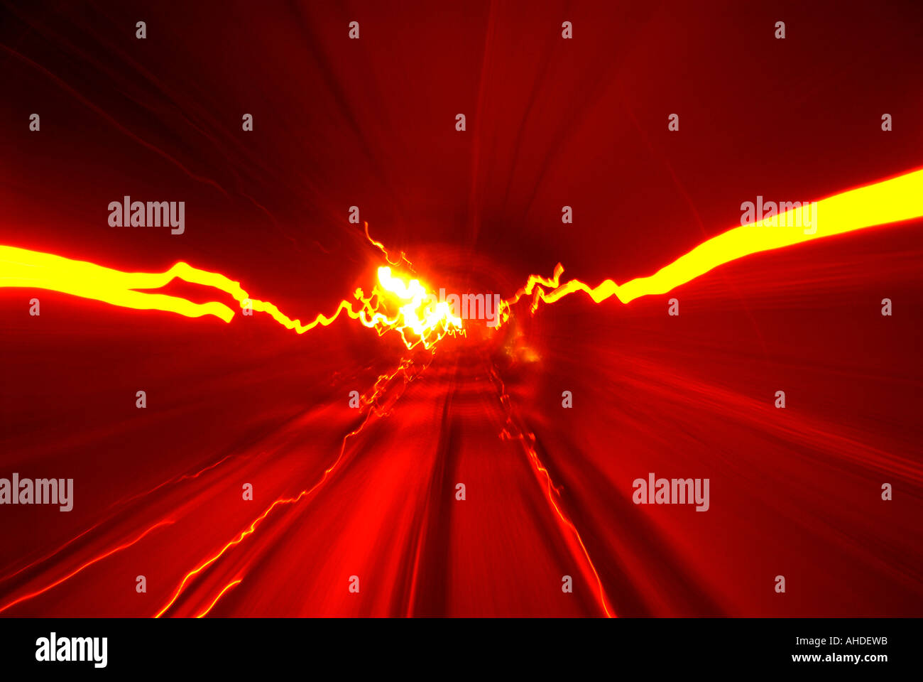 Tunnel. Railway, railroad, high speed, velocity Stock Photo - Alamy