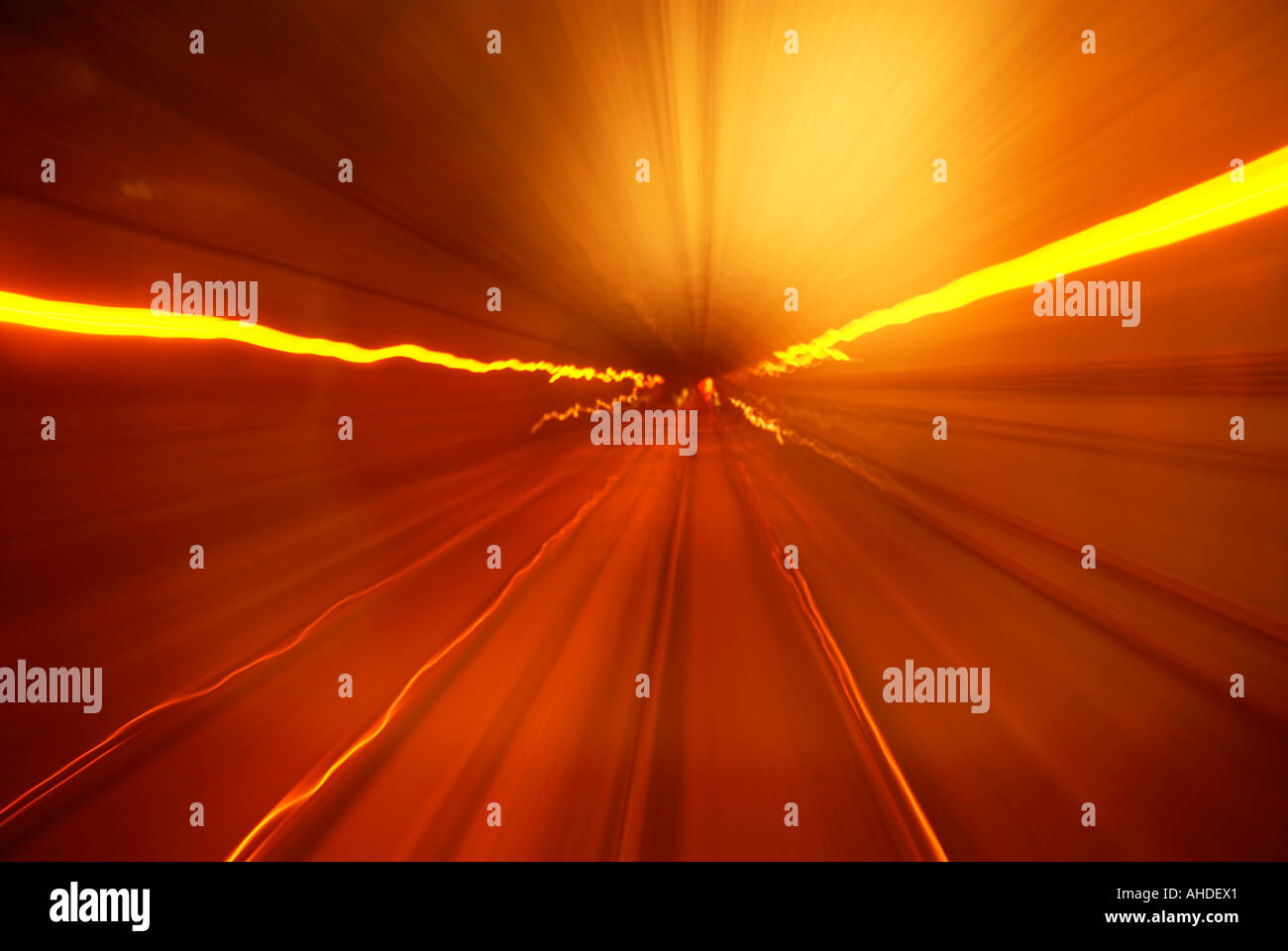 Tunnel. Railway, railroad, high speed, velocity Stock Photo - Alamy