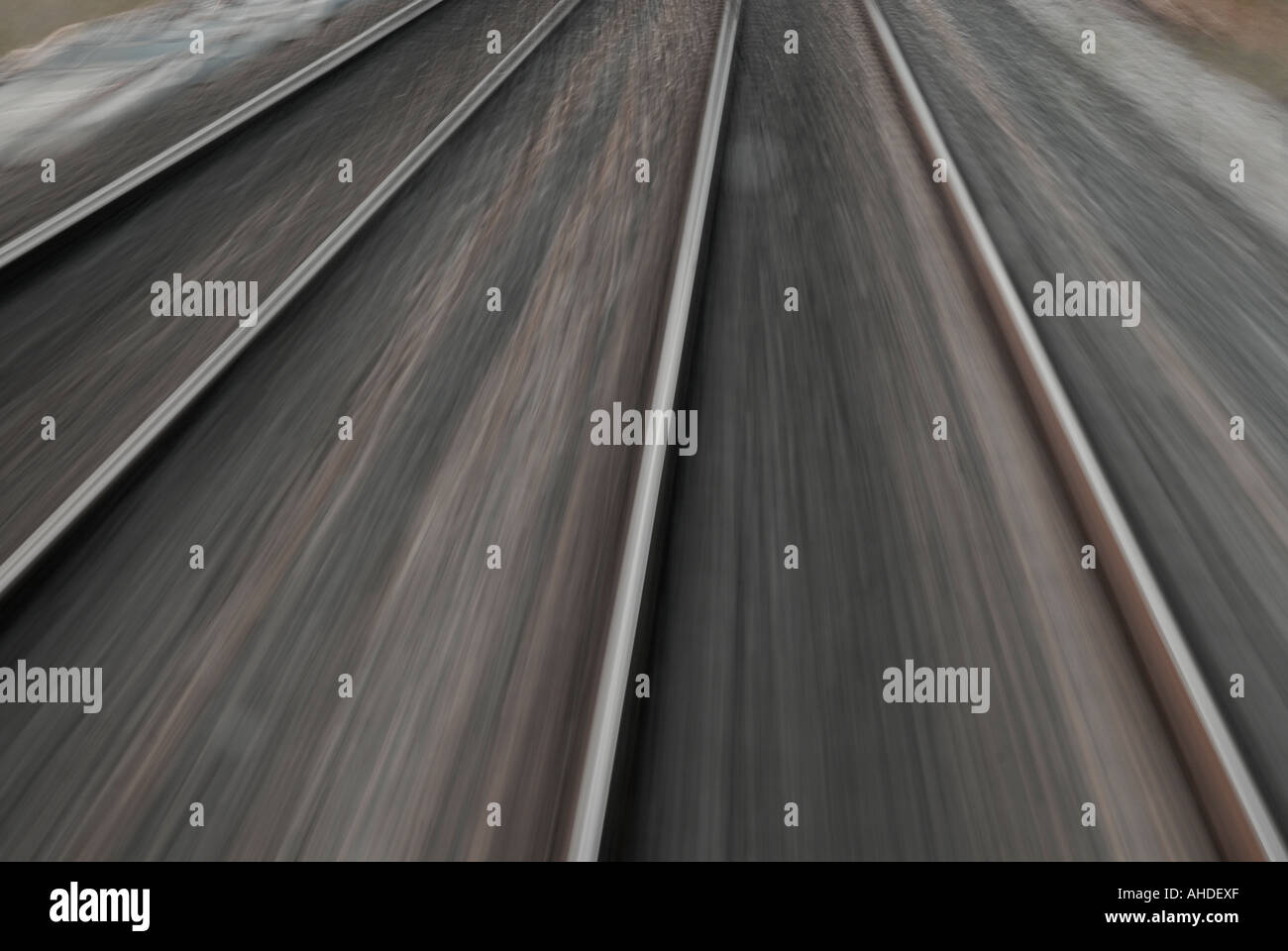 Railway, railroad, high speed, velocity Stock Photo - Alamy