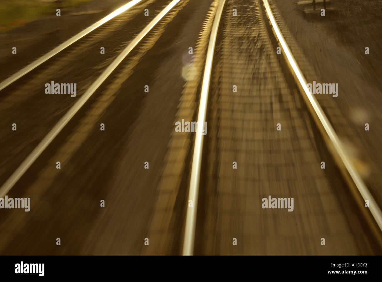 Railway, railroad, high speed, velocity Stock Photo - Alamy