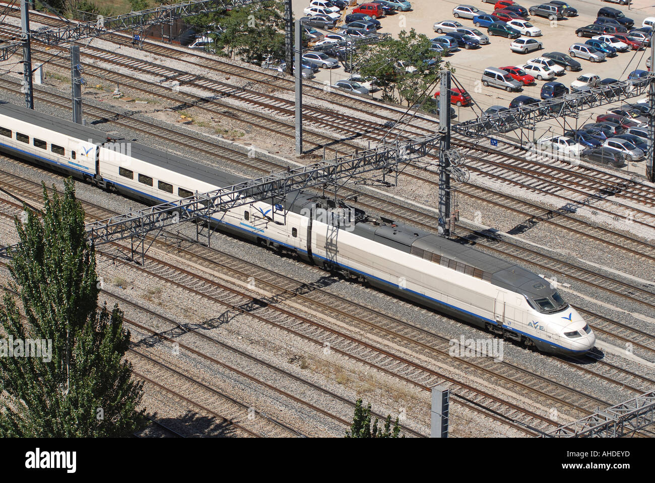 Ave. Spanish high speed train. Spain Stock Photo - Alamy