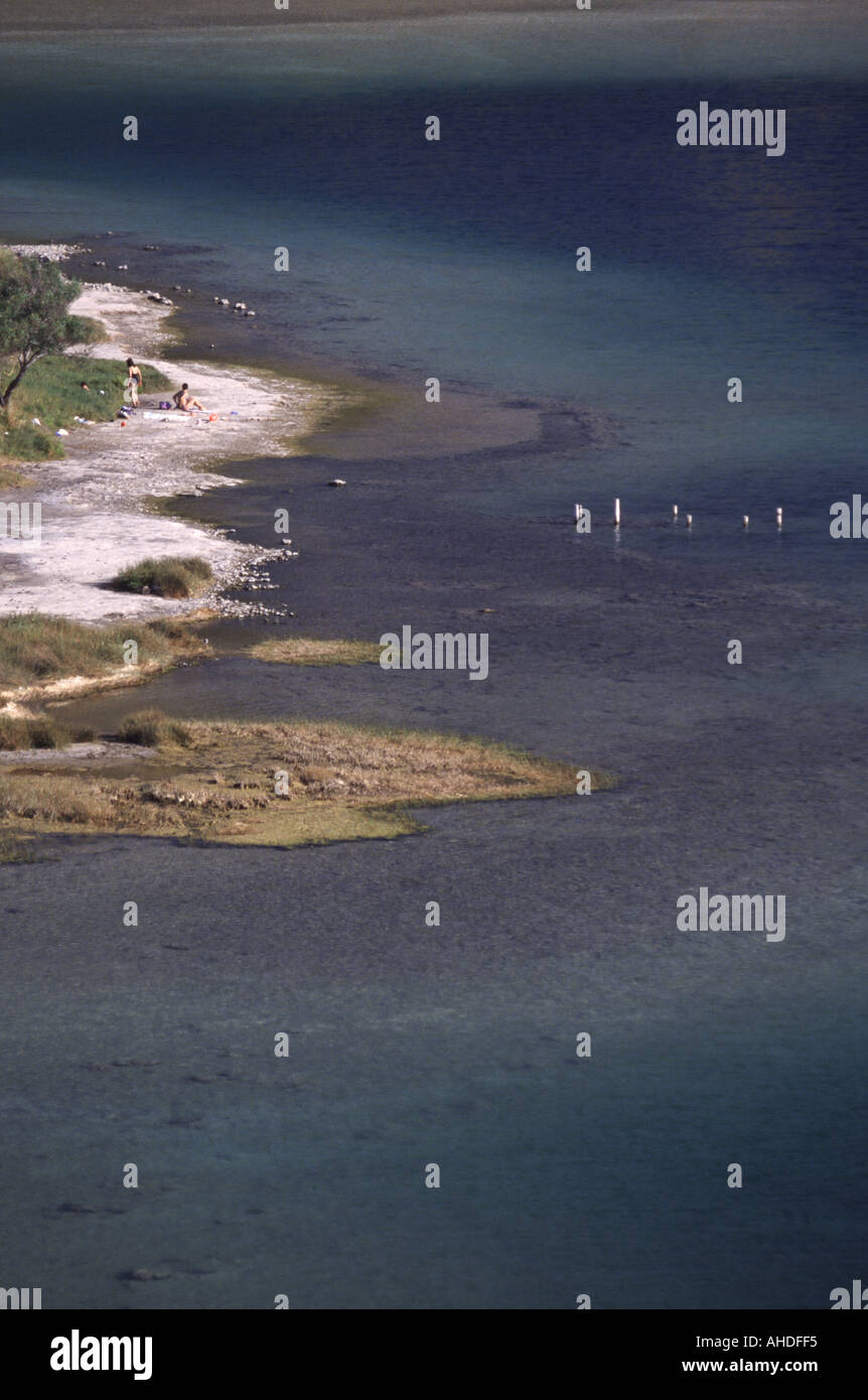 Thermal lake Specchio di Venere Pantelleria Sicily Italy Stock Photo ...
