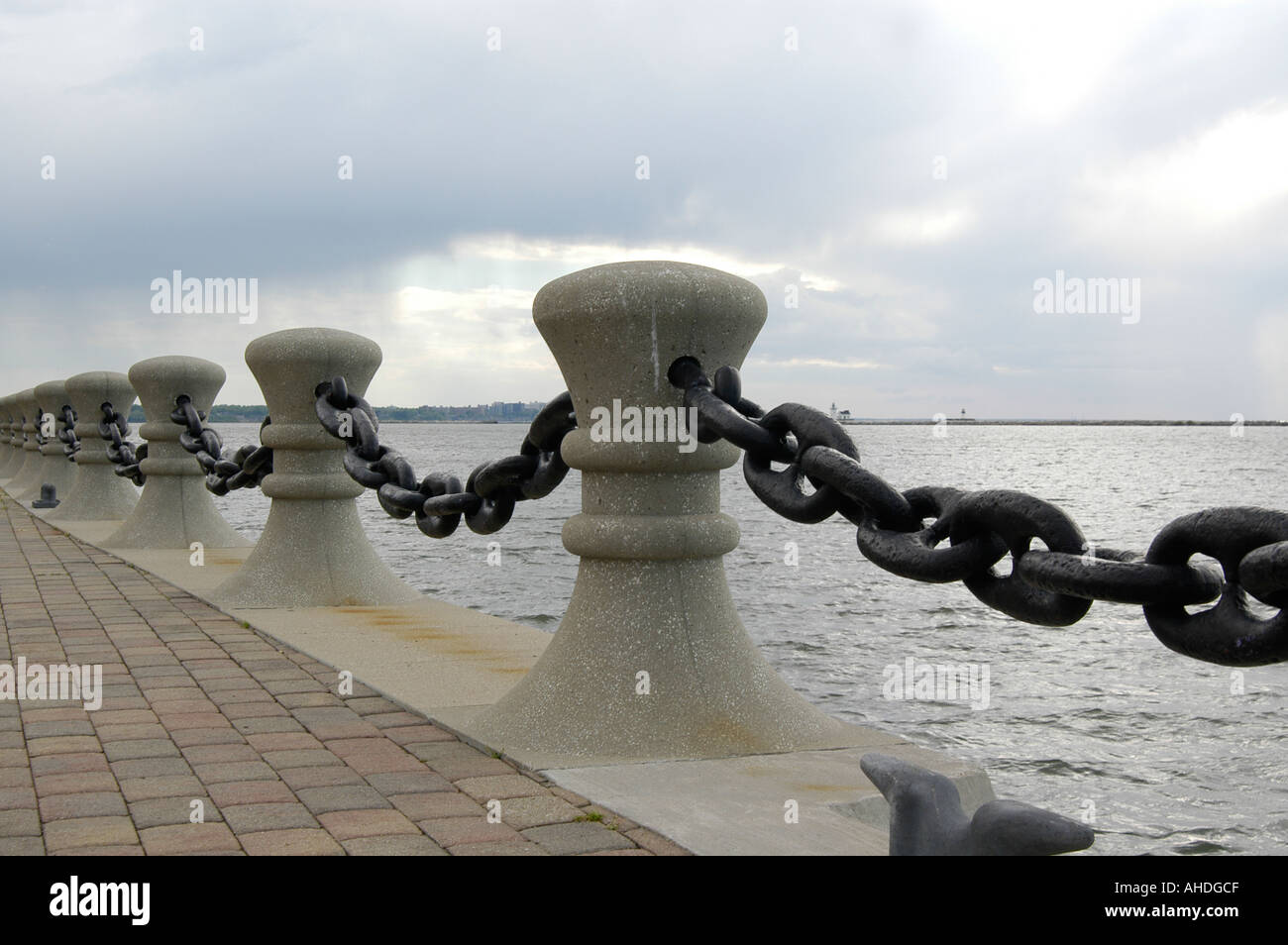 Cleveland pier board walk ,Cleveland ,Ohio, USA Stock Photo - Alamy