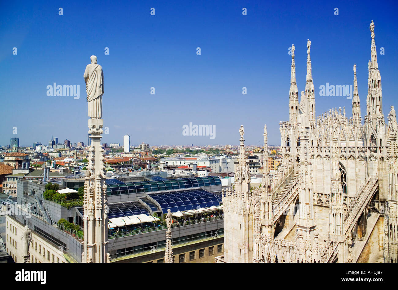 Milan rooftops hi-res stock photography and images - Alamy