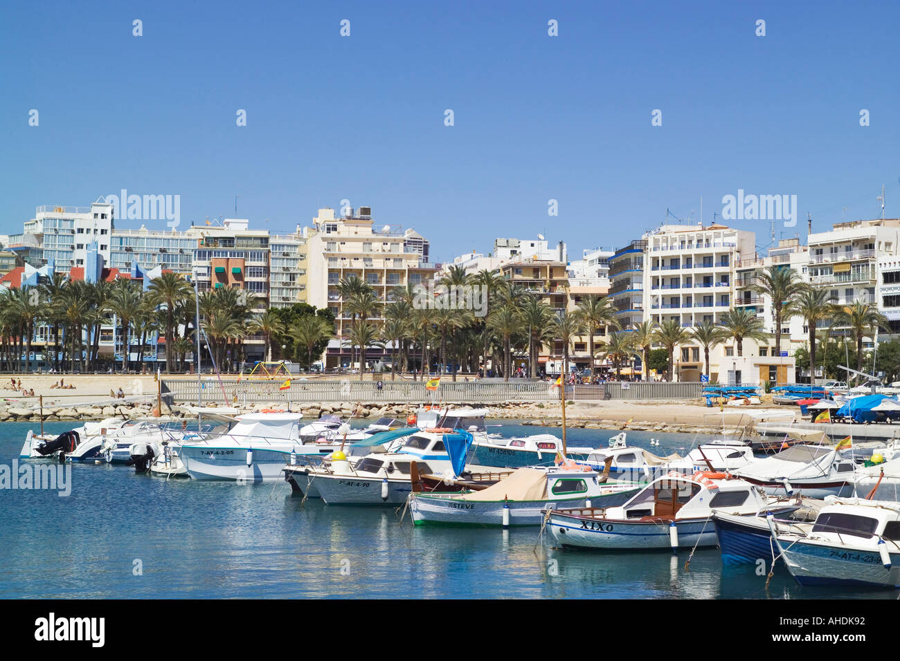 Benidorm harbour hi-res stock photography and images - Alamy