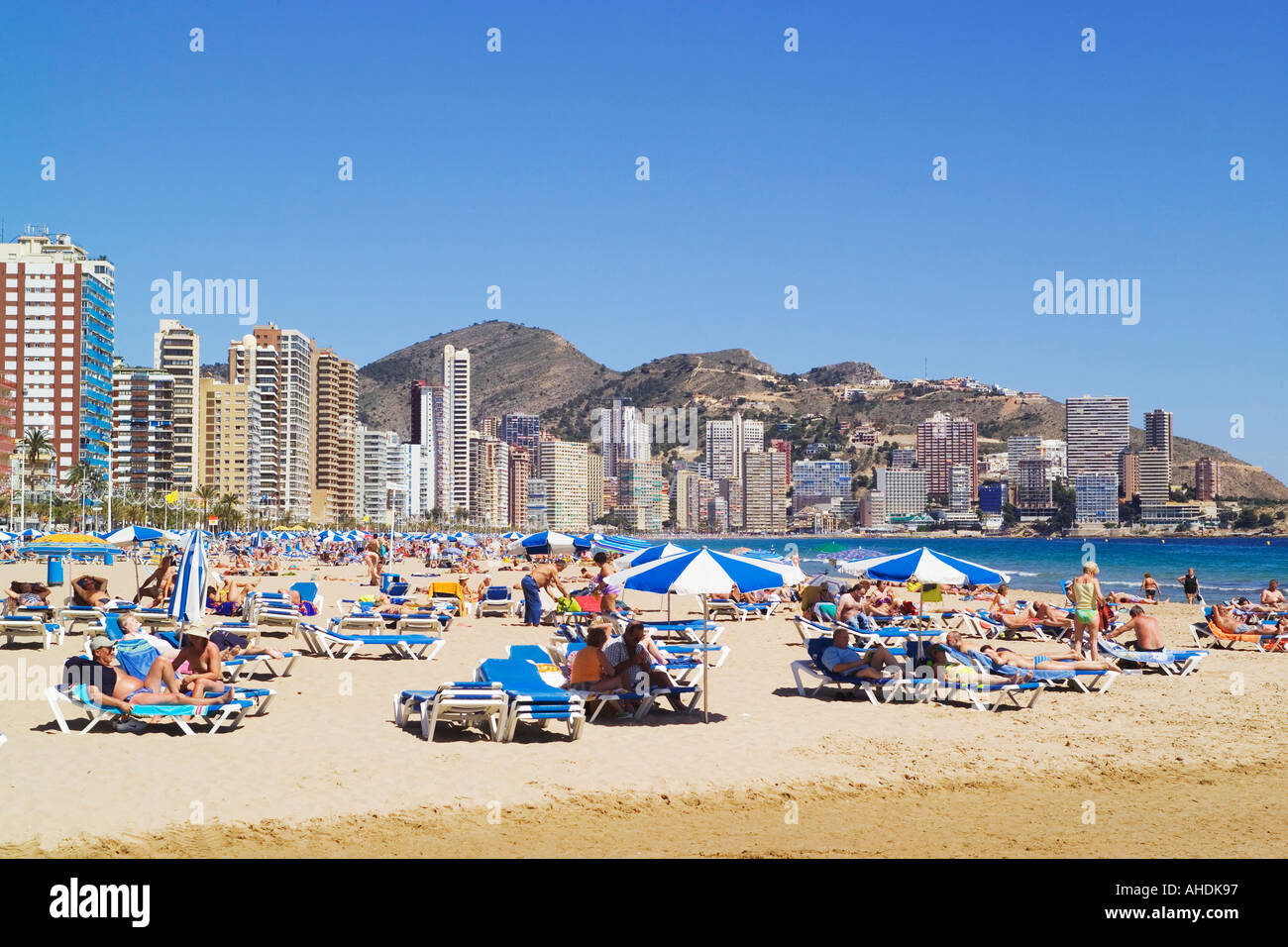 Benidorm Costa Blanca Spain Stock Photo - Alamy