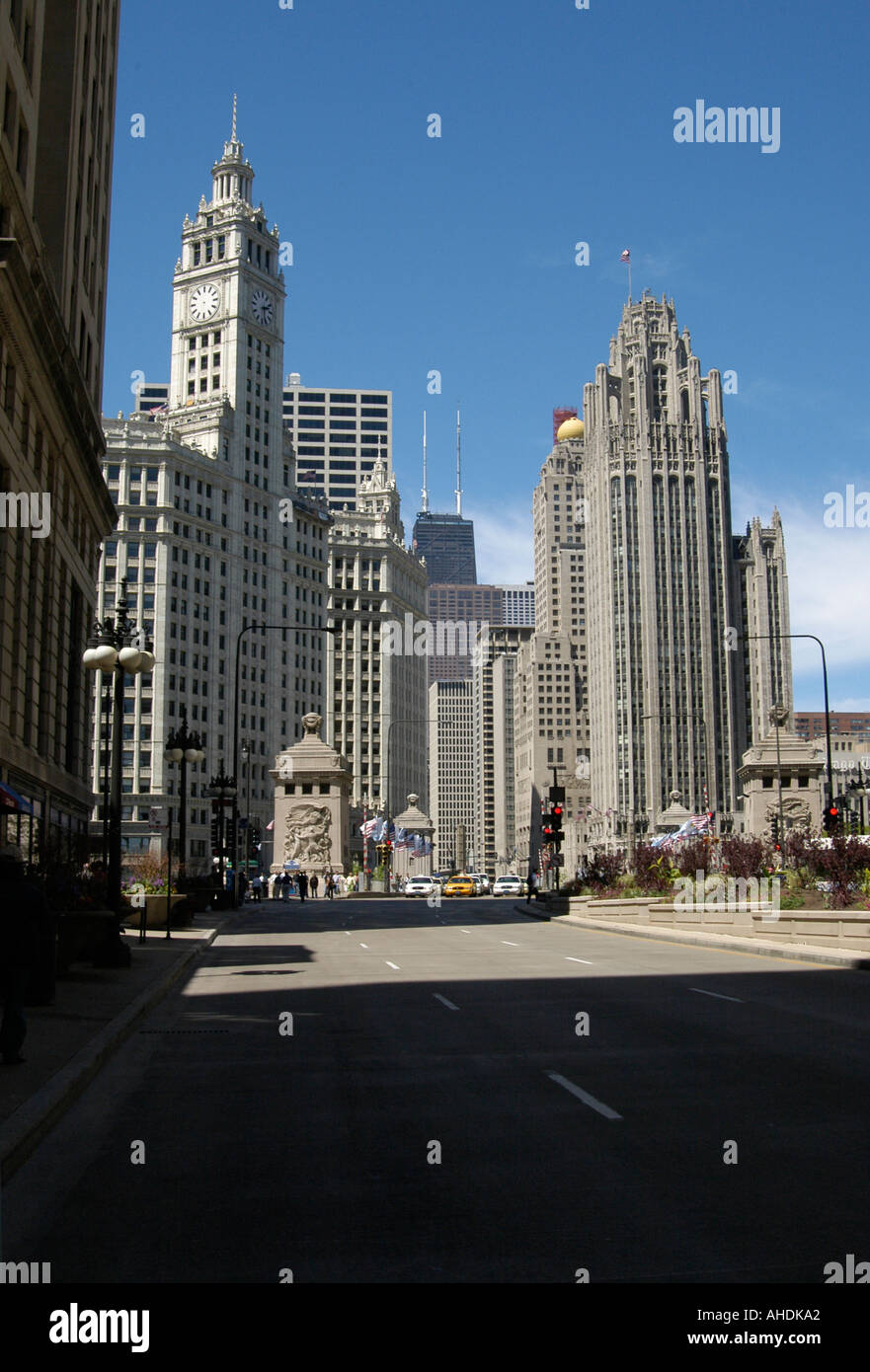 Chicago's buildings in Center City Chicago, Illinois USA Stock Photo ...