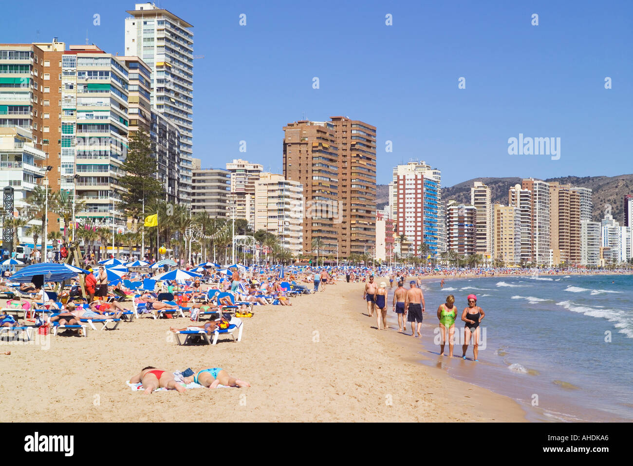 Benidorm Costa Blanca Spain Stock Photo - Alamy