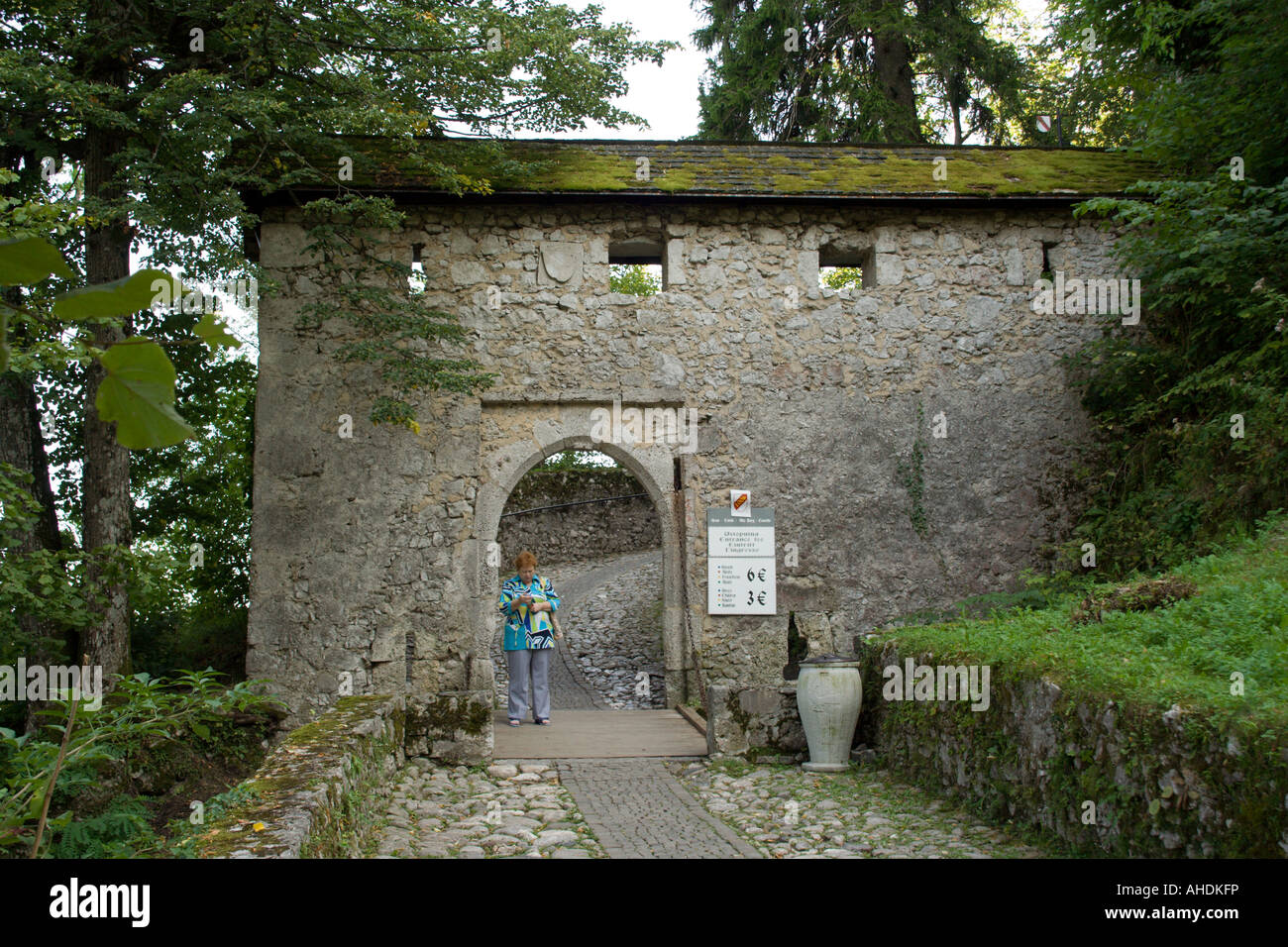 The Grad Castle Bled Slovenia Stock Photo - Alamy