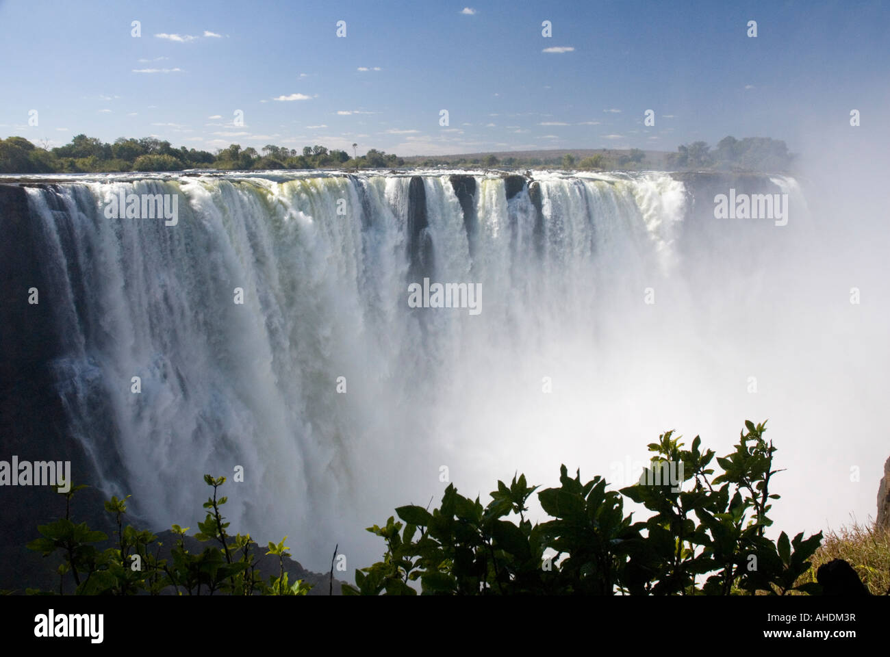 The Victoria Falls Waterfall Zimbabwe Stock Photo - Alamy