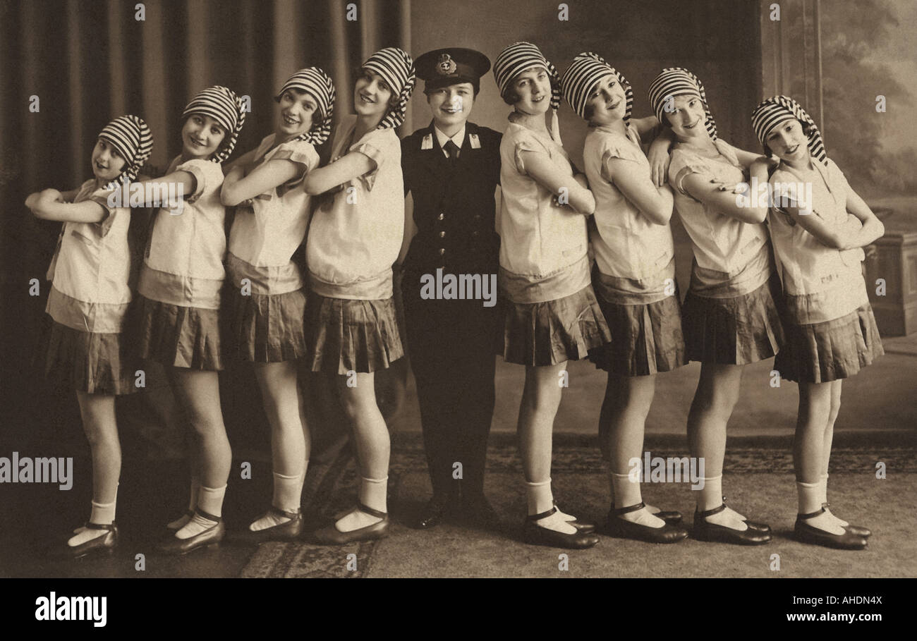 dancing, revue, dancers, 1920s, 20s, 20th century Stock Photo - Alamy