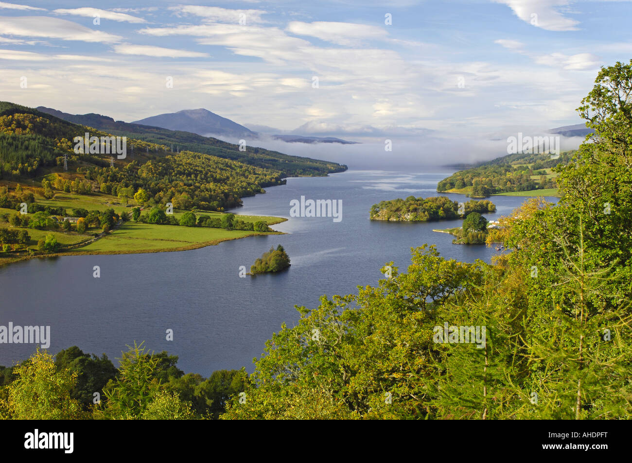 Loch Tummel from the Queens Viewpoint Stock Photo - Alamy