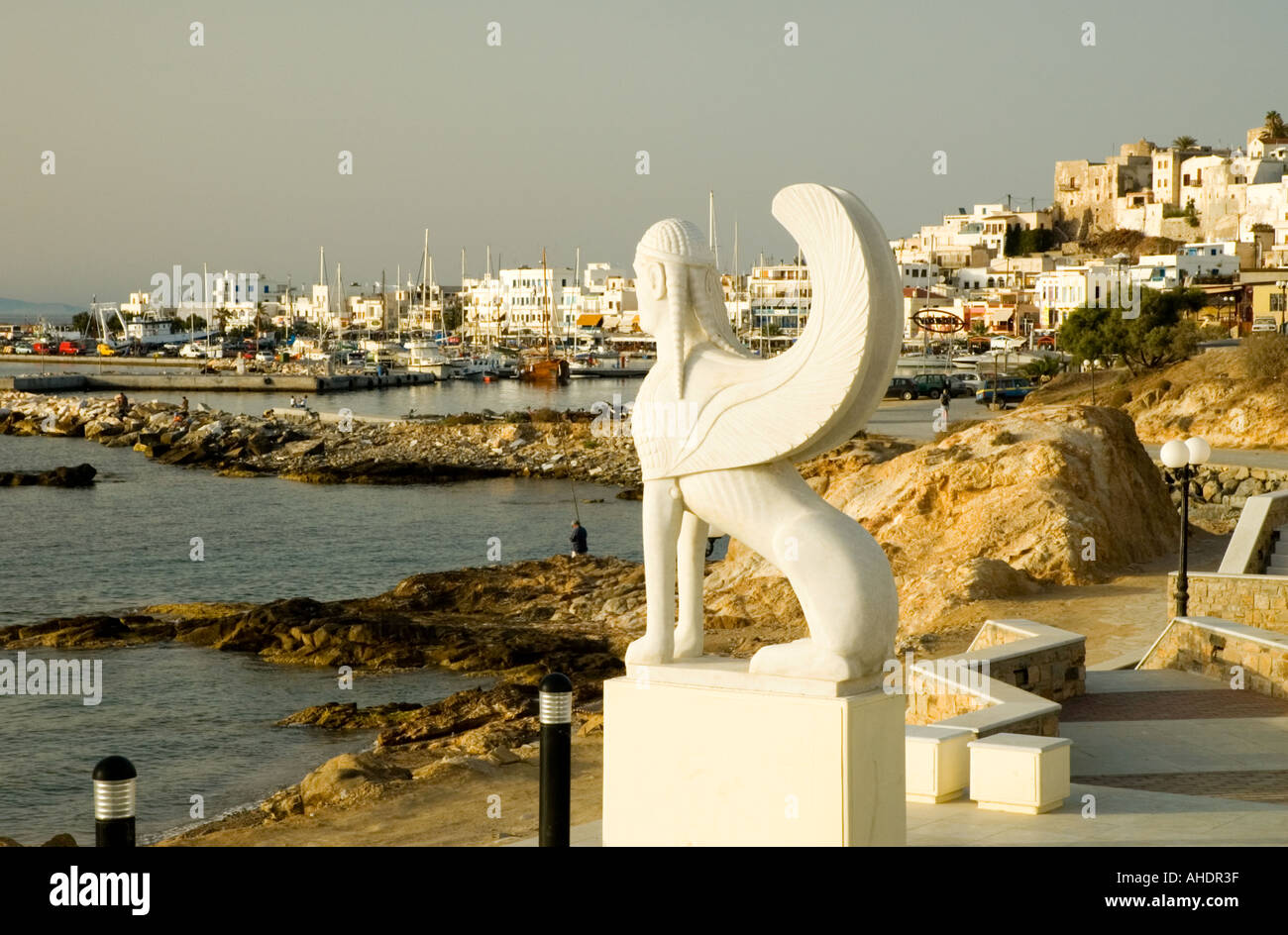 Naxos Town Naxos Cyclades Greek Islands Greece Stock Photo - Alamy