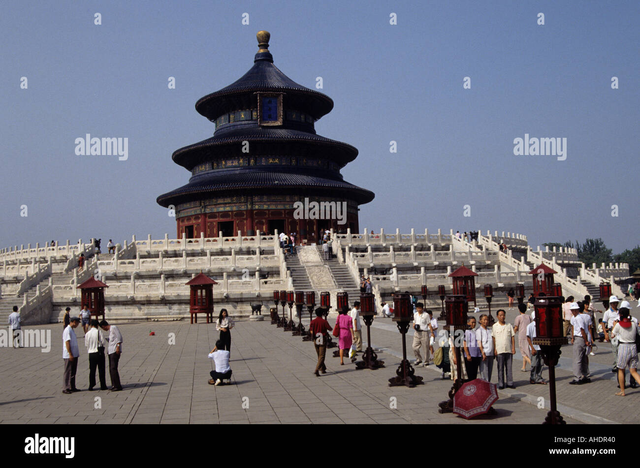 Beijing Peking China Temple of Heaven Stock Photo - Alamy