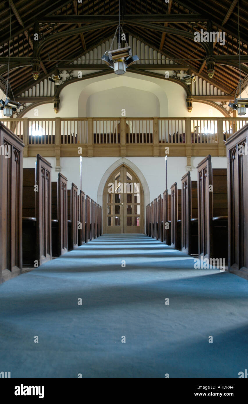 the centre isle of the Parish church at Churchill near Chipping Norton ...