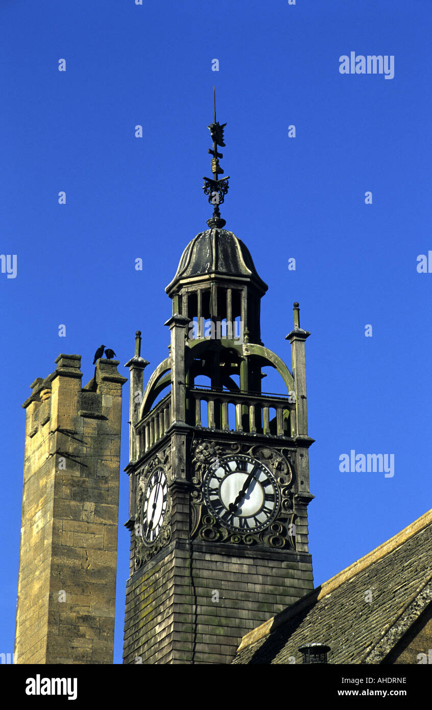 Top of Redesdale Hall, Moreton-in-Marsh, Gloucestershire, England, UK ...