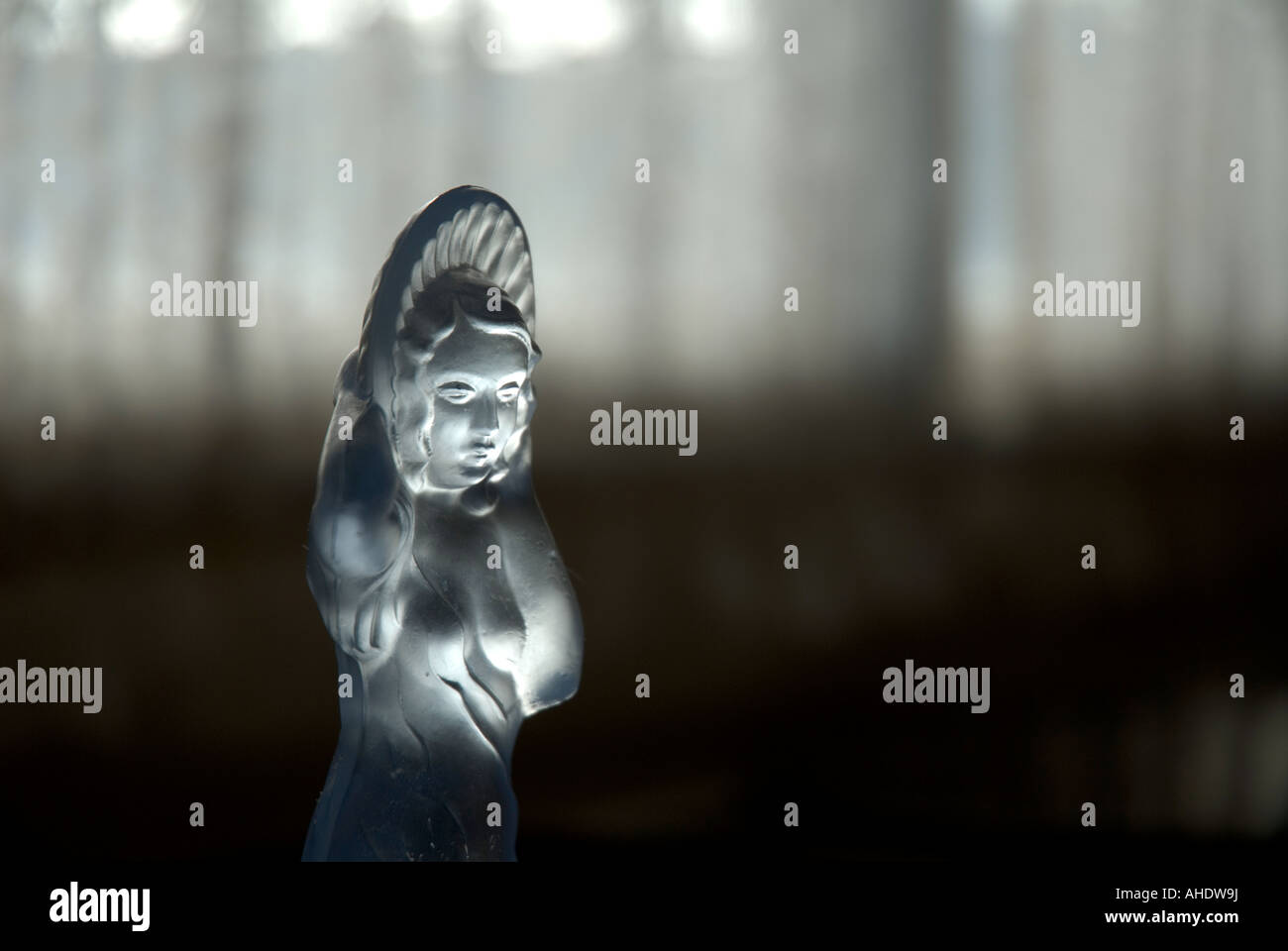 Glass female figure Stock Photo - Alamy