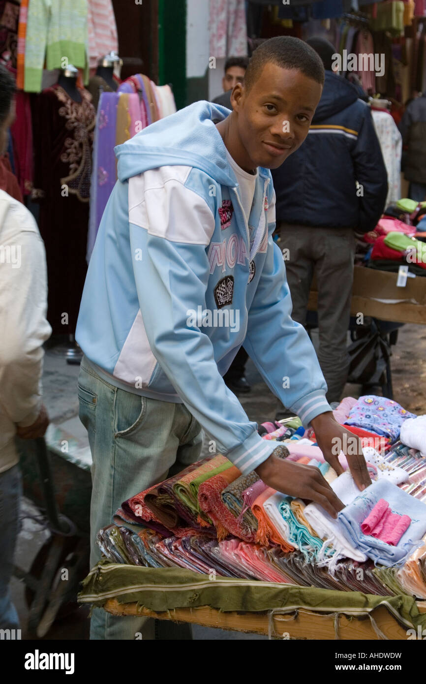 Tripoli, Libya. Fabric Vendor in Medina (Old City Stock Photo - Alamy