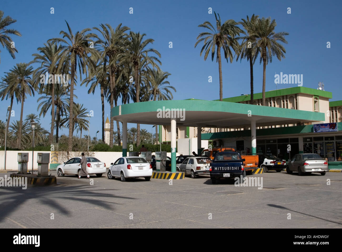 Tajoura, near Tripoli, Libya. Gas Station, Petrol Station Stock Photo ...