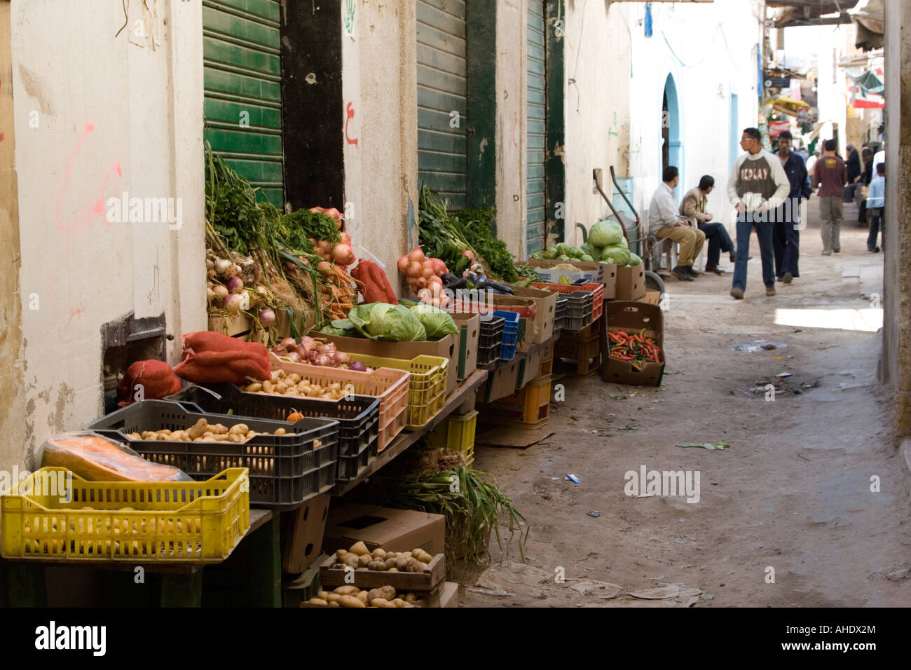 Tripoli, Libya. Street Scene in the Medina (Old City Stock Photo - Alamy