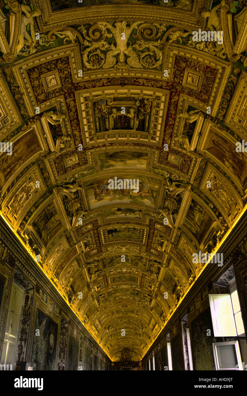 Ceiling of the Vatican Museum Stock Photo - Alamy