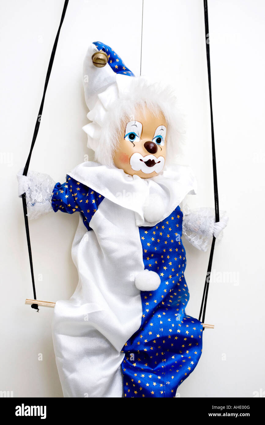 Laughing clown puppet hi-res stock photography and images - Alamy