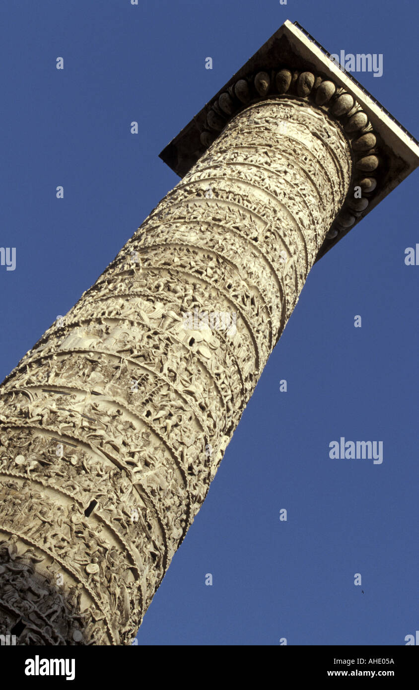 The column of marcus aurelius hi-res stock photography and images - Alamy