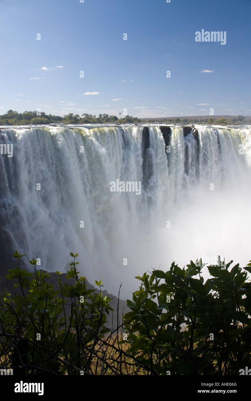 The Victoria Falls Waterfall Zimbabwe Stock Photo - Alamy