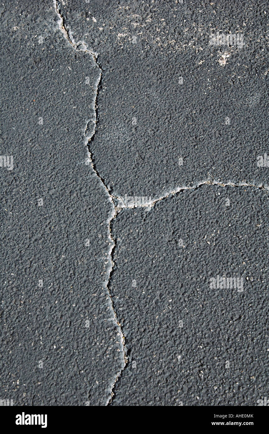 cracks in the road Stock Photo - Alamy