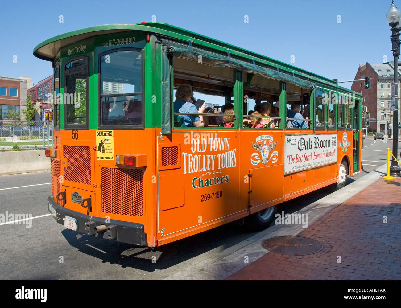 Tourist trolley bus Boston Stock Photo - Alamy