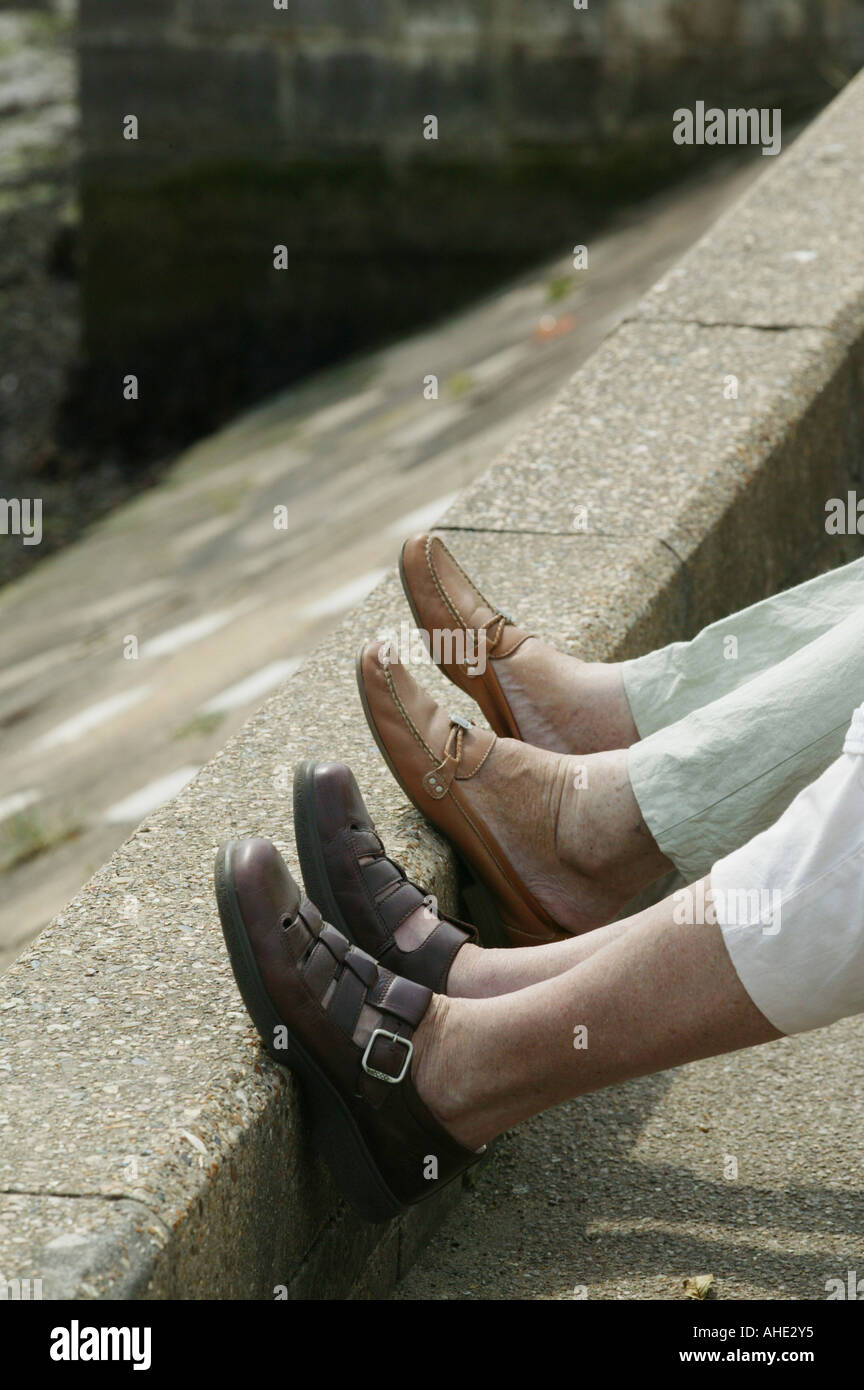 resting feet in river enviroment Stock Photo - Alamy