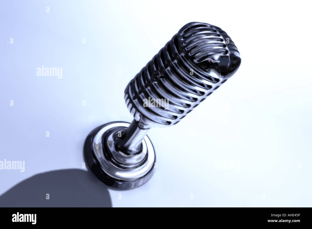 Retro Mic - Vintage Microphone Stock Photo - Alamy