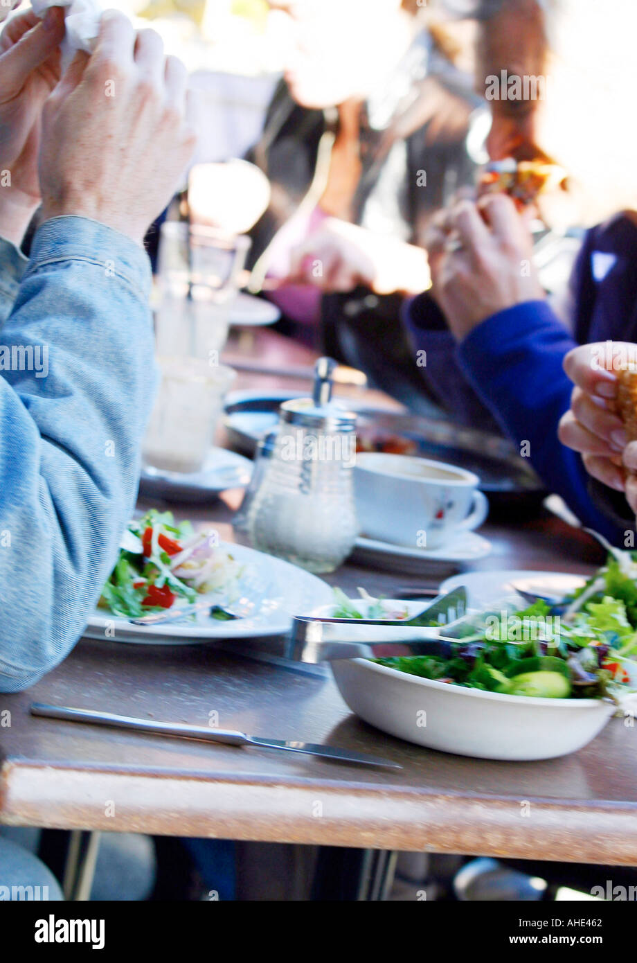 Lunch with friends Stock Photo - Alamy