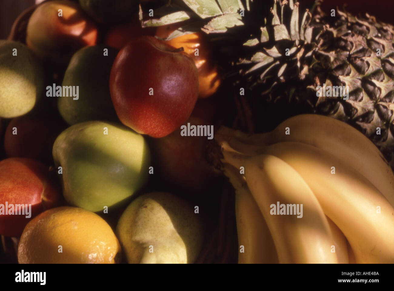 Fruit in Sunlight Stock Photo - Alamy