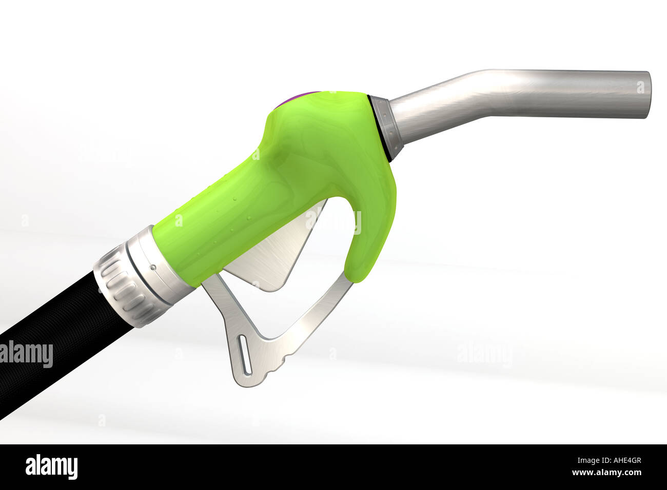 A 3D render of a gas pump nozzle Stock Photo - Alamy