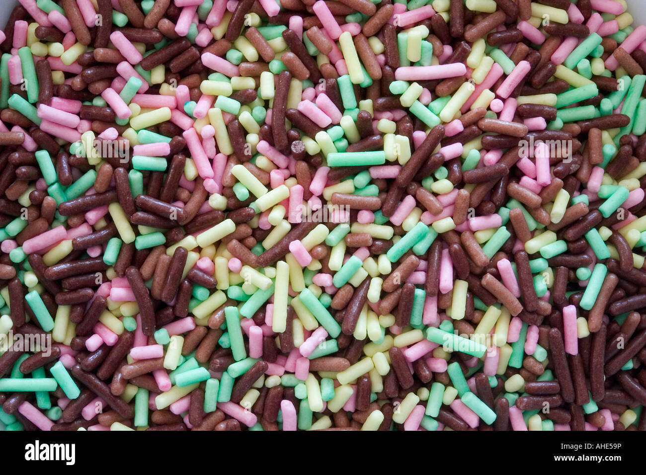 colored chocolate sprinkles Stock Photo - Alamy