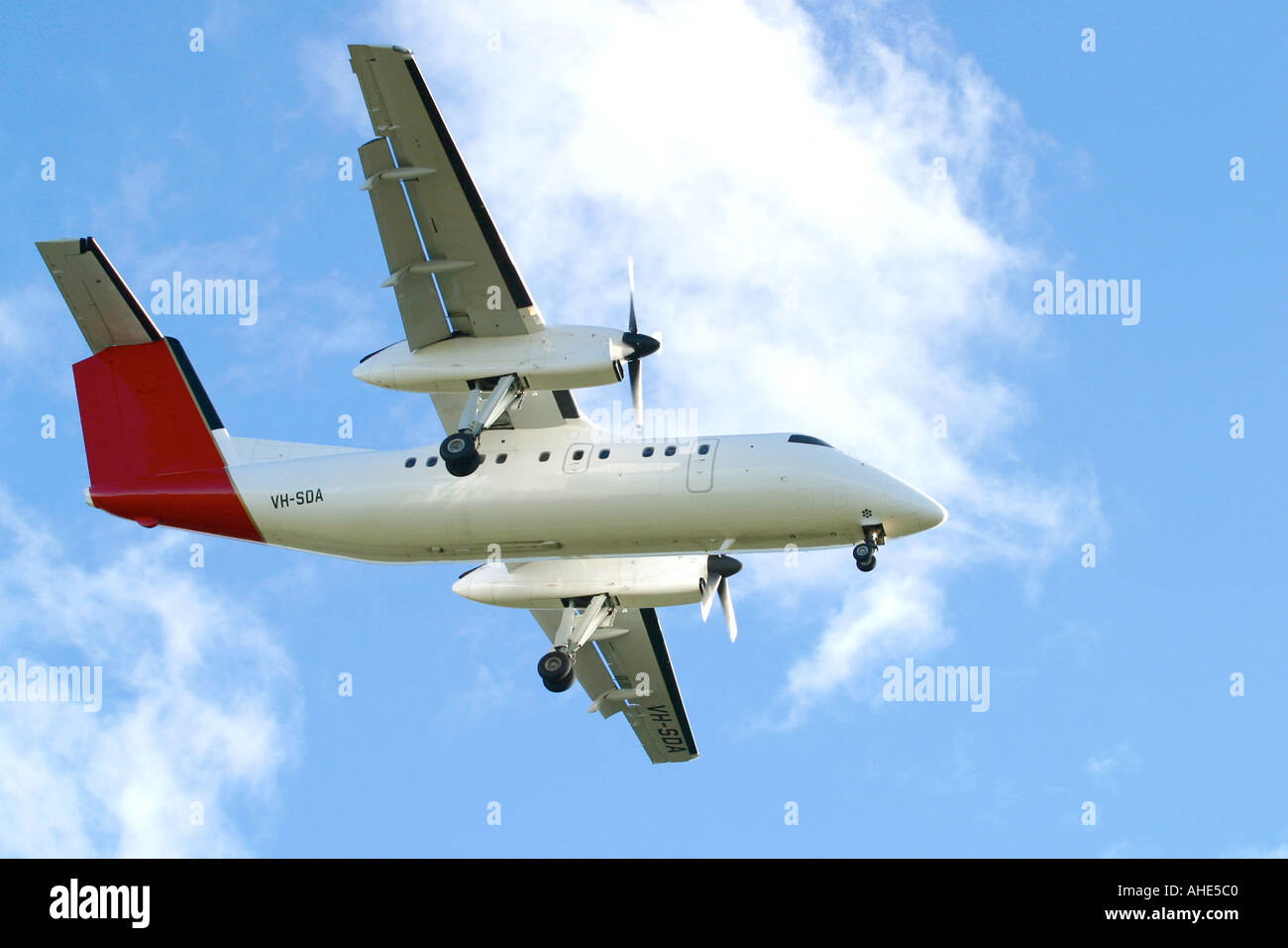 The under belly of an aircraft Stock Photo - Alamy