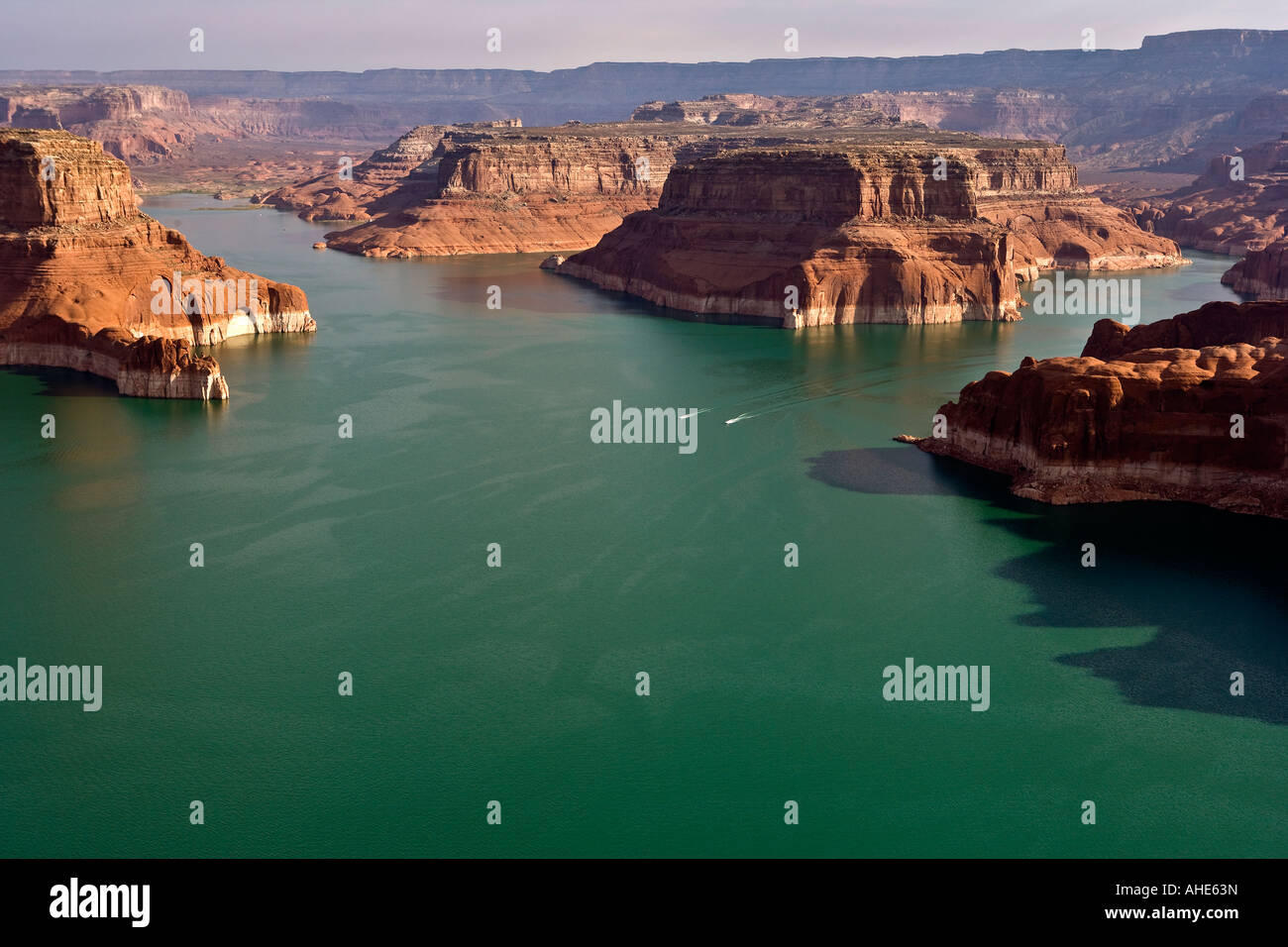 Lake Powell Boating Arizona Stock Photo - Alamy