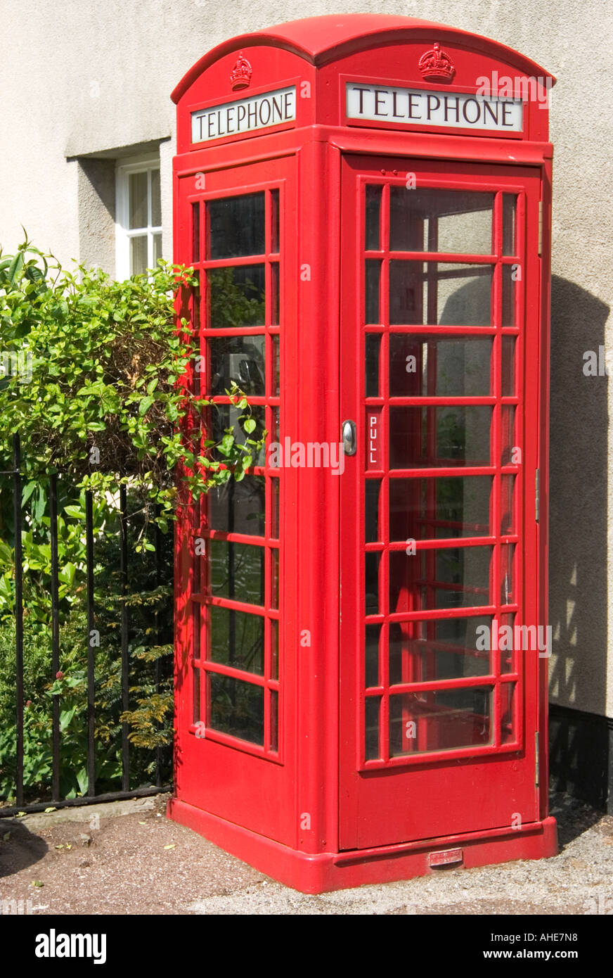 Red Telephone Kiosk at Devon England UK Stock Photo - Alamy
